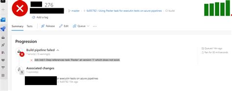 How To Use The Pester Task In My Yaml File For Azure Pipelines · Issue 390 · Rfennell