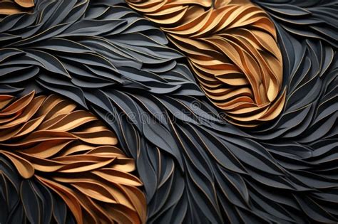 Alluring Visual Symphony Unfolds In Abstract Composition Showcasing Intricate Pattern Texture