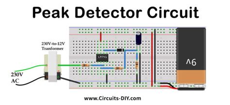 Peak Detector Circuit Using Lm741