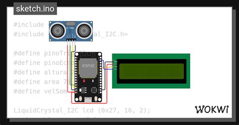 Medidor De Nivel Wokwi Esp32 Stm32 Arduino Simulator