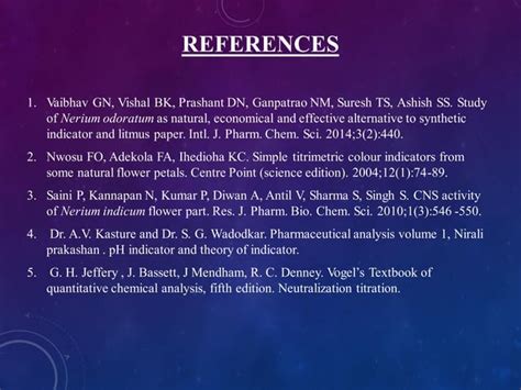 Natural Indicator Preparation Pdf Chemistry Science