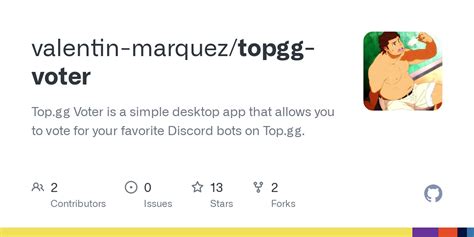Github Valentin Marqueztopgg Voter Topgg Voter Is A Simple Desktop App That Allows You To