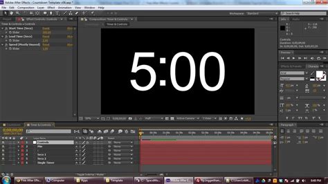 After Effects Countdown Timer Template