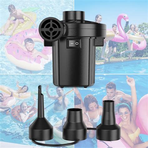 Electric Air Pump For Inflatablesportable Quick Fill Air Pump With 3