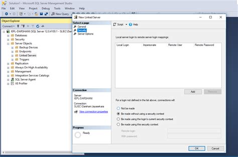 darshi s blog retrieving data from two different servers in sql server