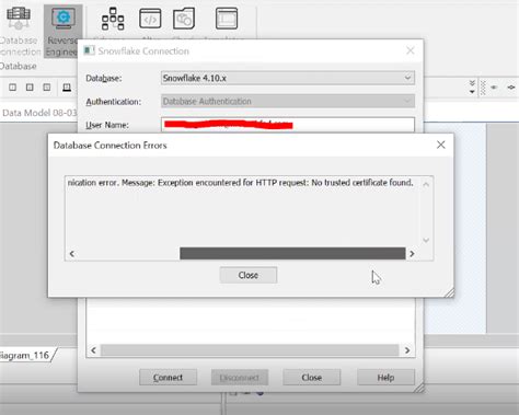 No Trusted Certificate Found Error When Trying To Connect To Connect