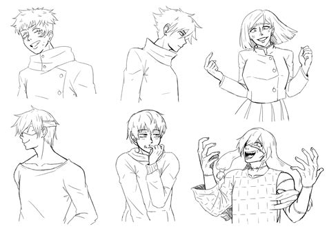Embarrassed Expression Drawing
