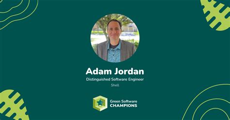 Adam Jordan Green Software Champion