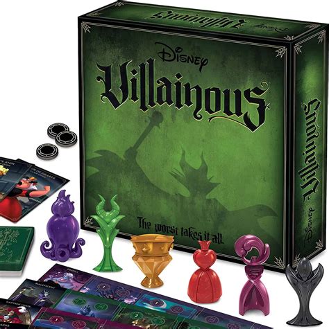 Disney Villianous Guide Dice N Board