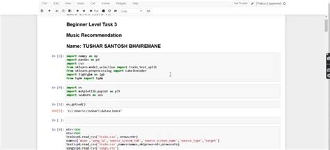 Tushar B On Linkedin Connections Task3 Letsgrowmore Datascience Internship Intern