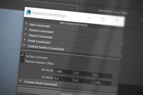 Work With All Maya Constraints In One Place Lesterbanks