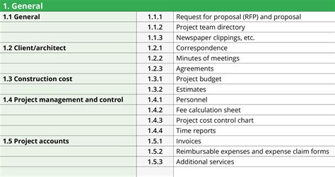 Appendix B Project Filing System Raic