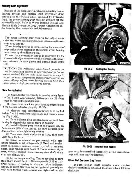 Power Steering Adjustment Eaglepedia