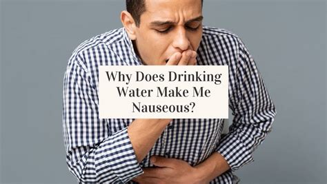 Why Does Water Make Me Feel Sick Detroit Chinatown