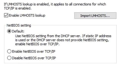 Netbios Over Tcpip Do I Want This Enabled Solved Windows 10 Forums