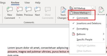 How To Insert Delete Or Edit A Comment In Microsoft Word