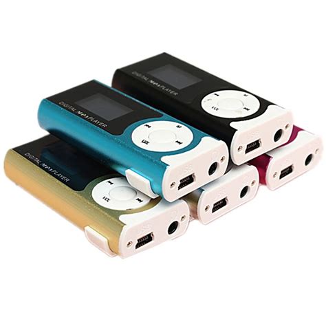 MINI USB Clip Player MP3 Player Radio LCD Screen Support 16GB Micro SD TF Card In HiFi Players