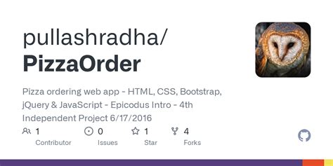 Github Pullashradha Pizzaorder Pizza Ordering Web App Html Css Bootstrap Jquery