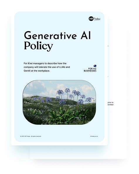 Generative Ai Policy Template [free Download] Nz Eq Consultants