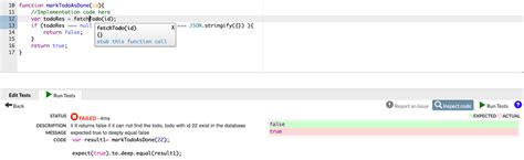 Workers Can Debug Failed Tests By By Using The Inspect Code Feature To