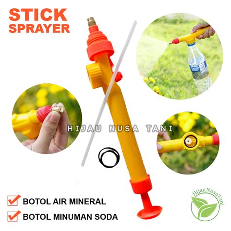 Jual Stick Sprayer Kepala Sprayer Botol Bekas Warna Oranye Head Pressure Sprayer Untuk Botol