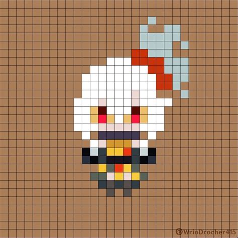 Soldier 11 Zenless Zone Zero Pixel Art In 2024
