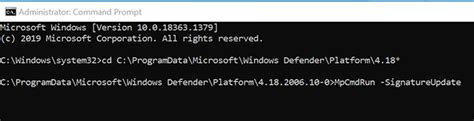 How To Use Microsoft Defender Antivirus From Command Prompt On Windows 10