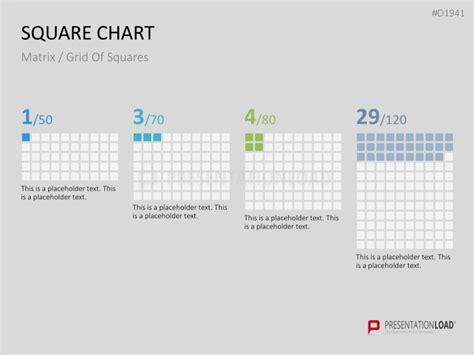 Square Charts PowerPoint Template