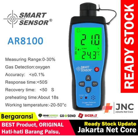 Jual Oksigen Detector Tester Smart Sensor Ar8100 O2 Analyzer Oxygen Ar 8100 Shopee Indonesia