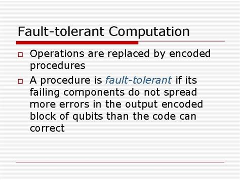 Local Faulttolerant Quantum Computation Krysta Svore Columbia University