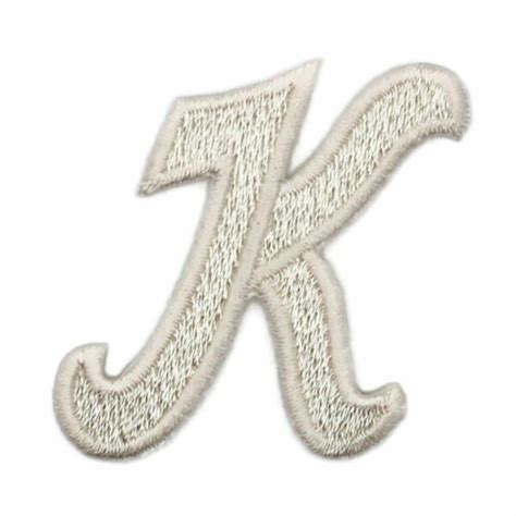 Athletic Script 2 Inch White K Joysa