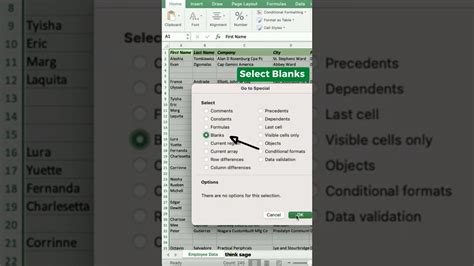 How To Delete Blank Rows Smartly Shorts Excel Msexcel Spreadsheets