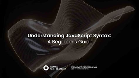 Javascript Syntax Basics Variables Functions And More