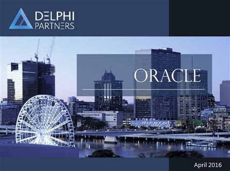 Delphi Partners Update 2019 Delphi Partners