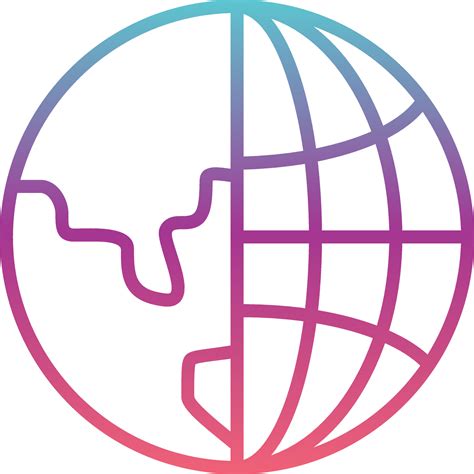 Earth Globe Grid Vector Icon Vector Art At Vecteezy