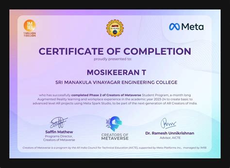 mosikeeran t on linkedin 1m1b metaversecreators digitalinnovation learningjourney…