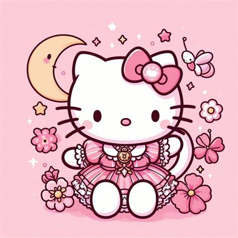 Pin By Dona Creations On Digital Products Hello Kitty Art Hello