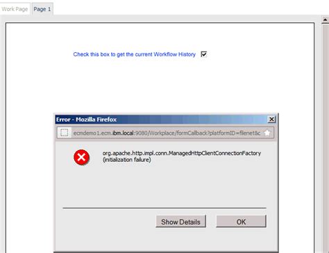 any eforms for p8 lookup fails with org nn