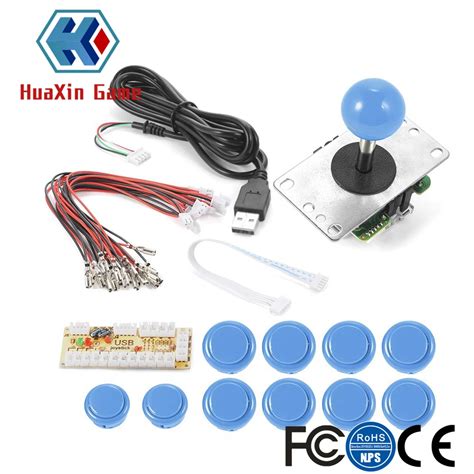 diy arcade kit zero delay usb encoder pc high quality 4 8 joystick