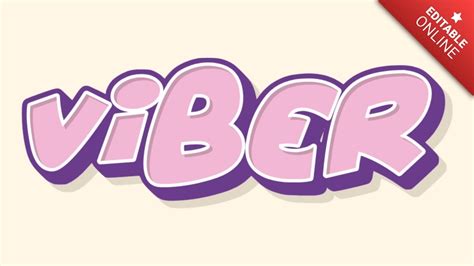 Viber Girl Babe Text Effect Generator