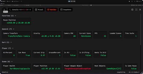 Free Debugging Tool Jahro Logs Sync Cheat Console Variables Monitoring In Game View