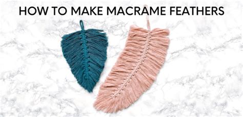How To Make Macrame Feathers Endlessly Inspired