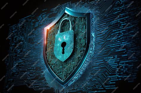 Premium Ai Image Cyber Security Encryption Technology To Protect Data Privacy Conceptual