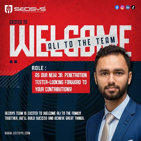 Secisys On Linkedin Welcome Teamsecisys Penetrationtesting Cybersecurity Strongertogether…