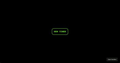 Timer Codesandbox