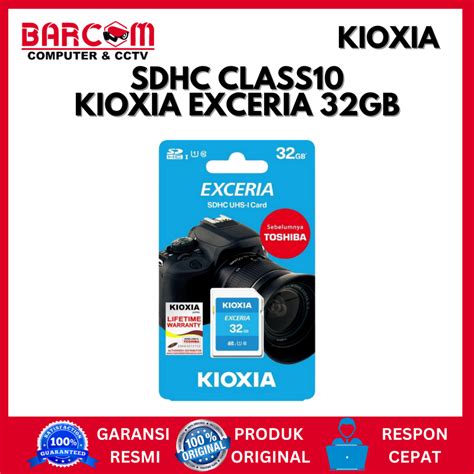 Sdhc 32gb Sdcard Class 10 Kioxia Exceria Official Original Camera Memory Shopee Philippines