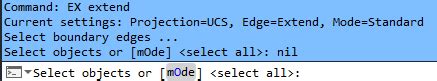 Extend Command AutoCAD Bugs Error Messages Quirks AutoCAD Forums
