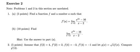 Solved Note Problems 1 And 2 In This Section Are Unrelated Chegg Com
