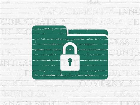Background Wall With Locked Folder Depicting Finance Concept Photo And Picture For Free Download