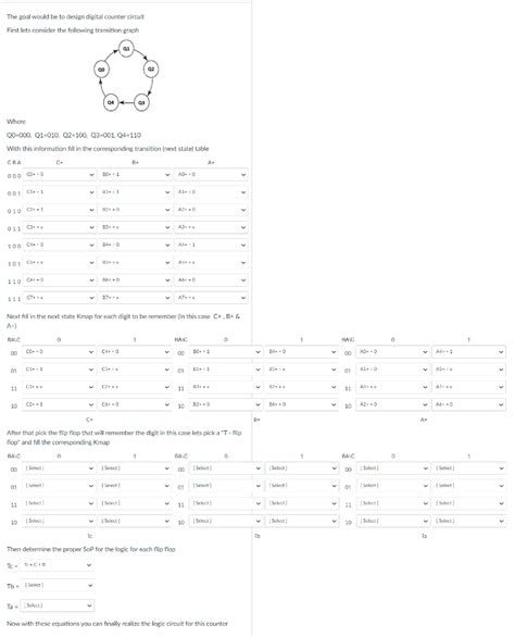 The Goal Would Be To Design Digital Counter Circuit Chegg Com